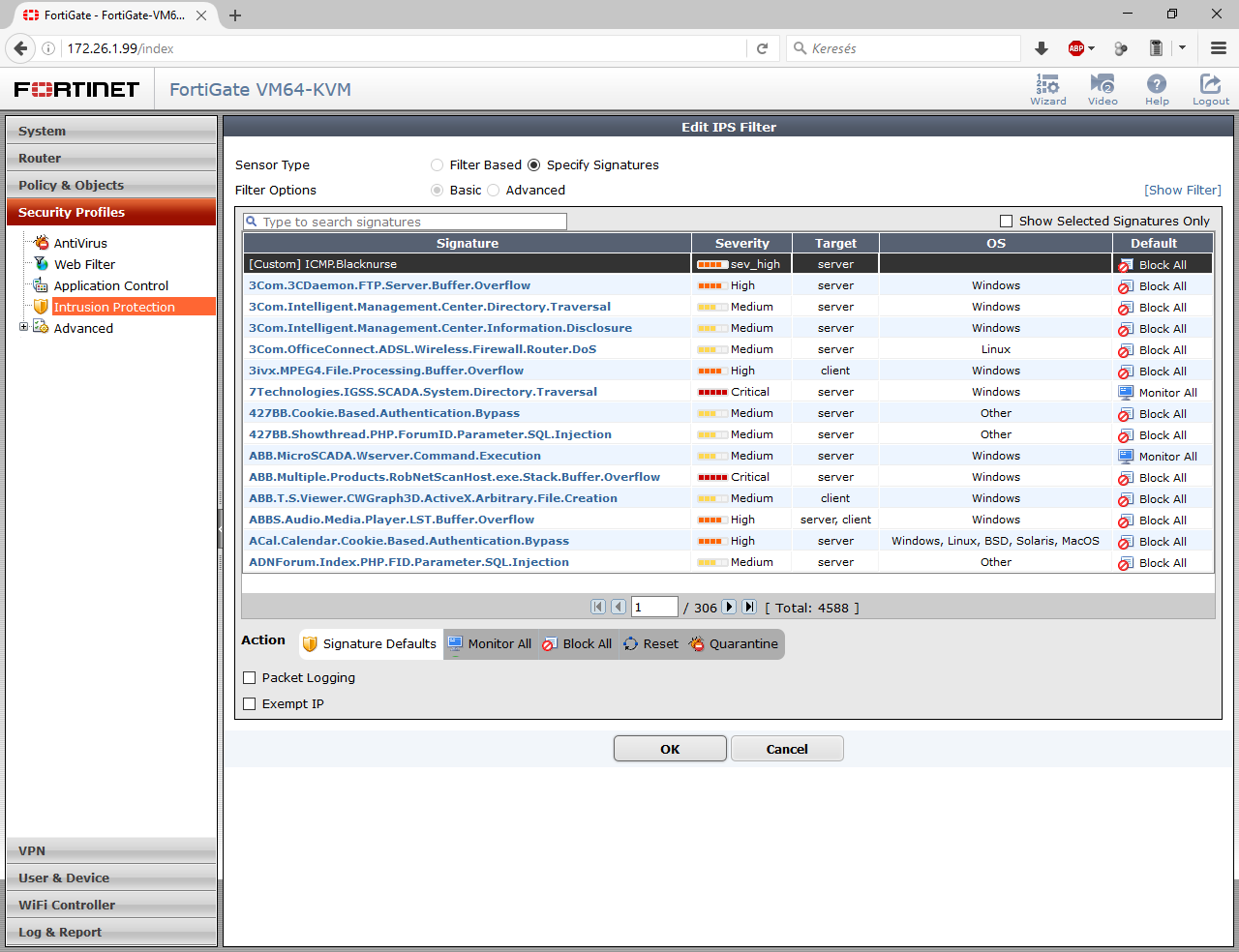 Blacknurse Signature For Fortigate Firewalls Andras The Techie