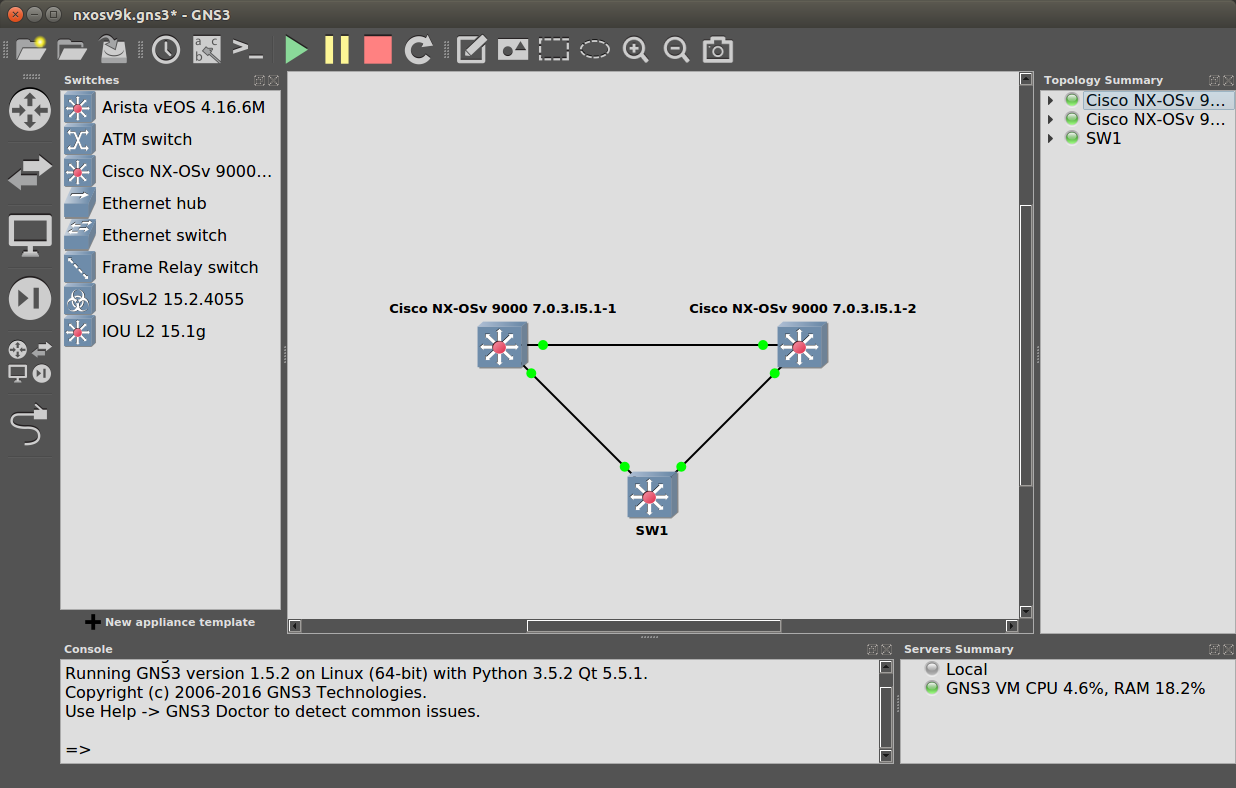 How to add NX-OSv 9000 to GNS3 | Andras the Techie